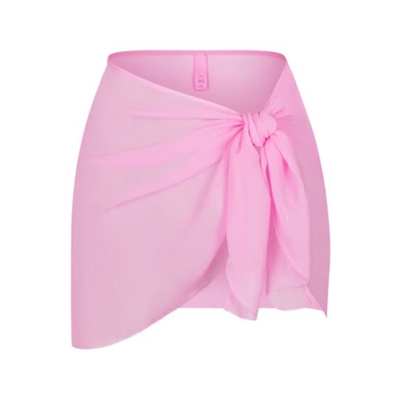 SKIMS | Swim | Skims Crinkle Silk Cover Upswrap Skirt 4x | Poshmark